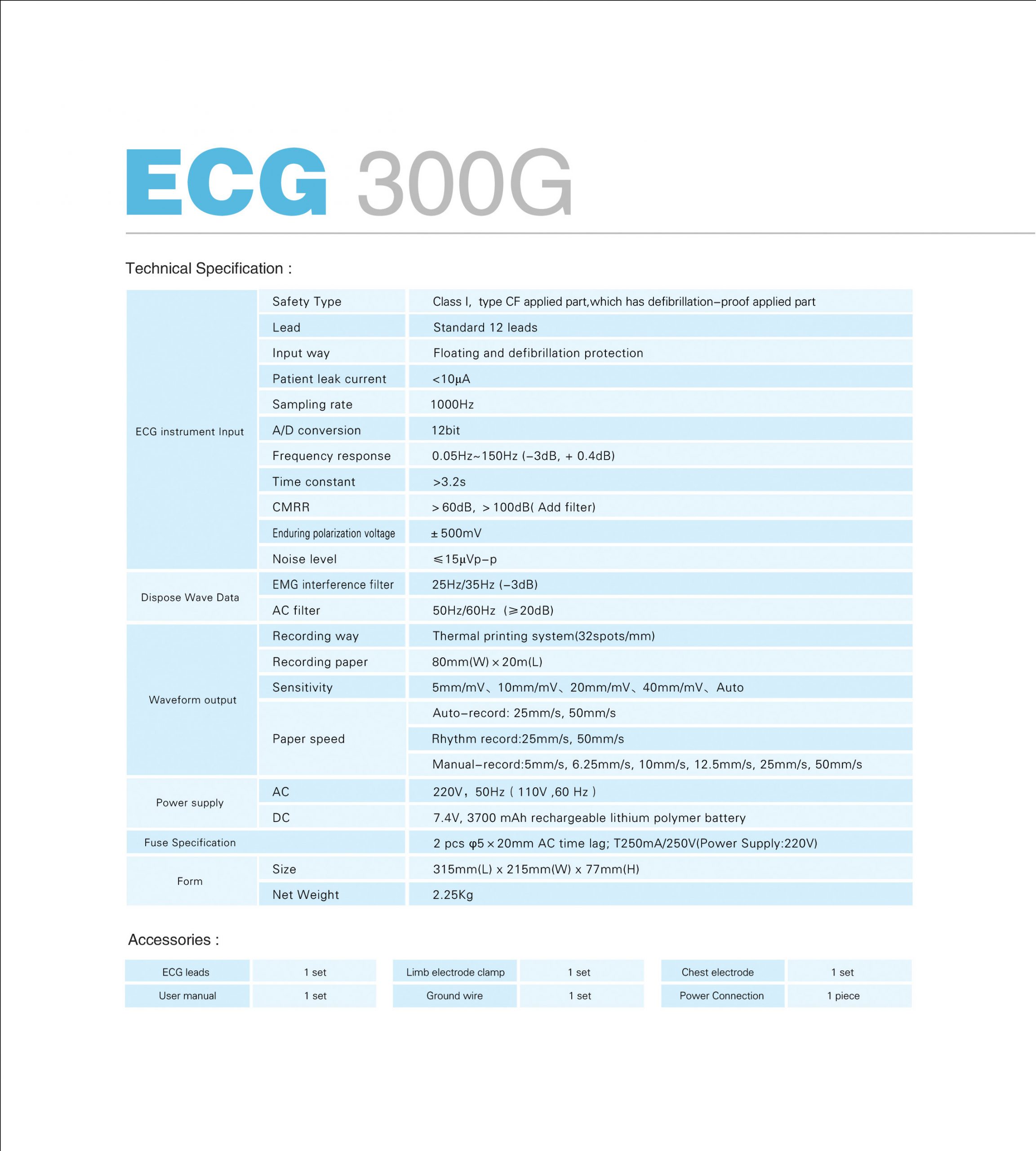 ECG 300G – MICRO Enterprises – Medical